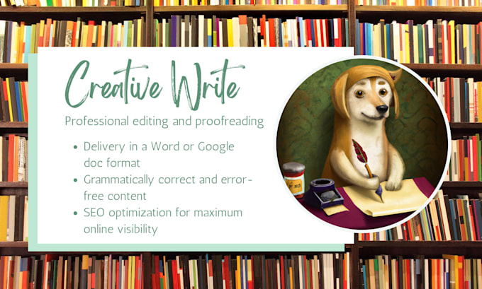 Professional creative writing services by Hernandovelasco | Fiverr