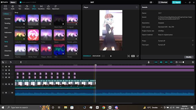 Edit a tik tok style video such as anime, roblox, cars, rappers, etc by ...