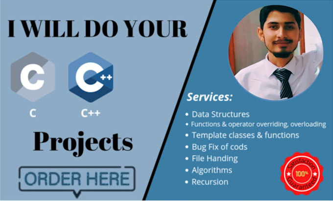 Help you with your c and c plus plus projects by Mobeenworks | Fiverr