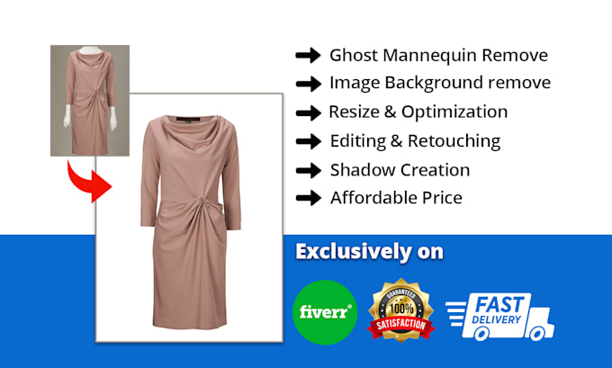 Do invisible ghost mannequin effect dummy remove neck joint service by Imageeditshilpi | Fiverr