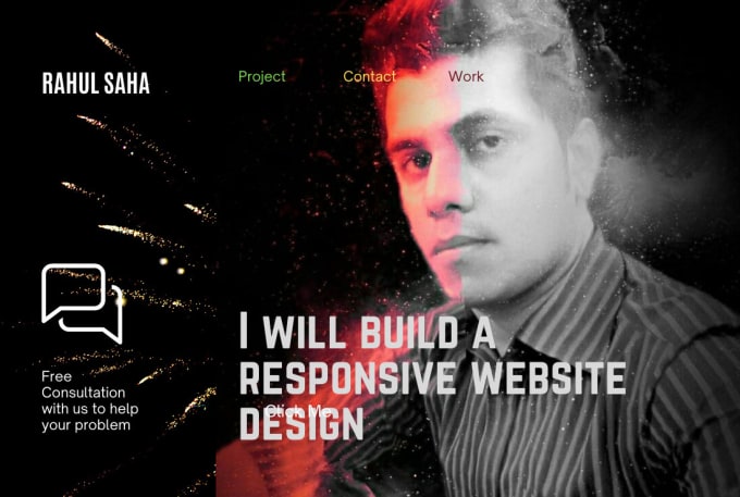 Create A Website Using Html Css Bootstrap React By Rahulsaha429 Fiverr
