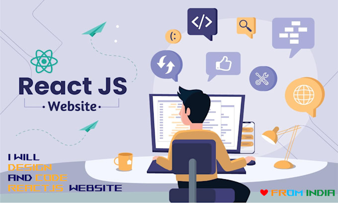 Develop react website with customized admin panel by Justvinu | Fiverr