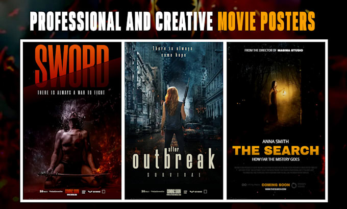Design a professional movie poster by Nadjme | Fiverr