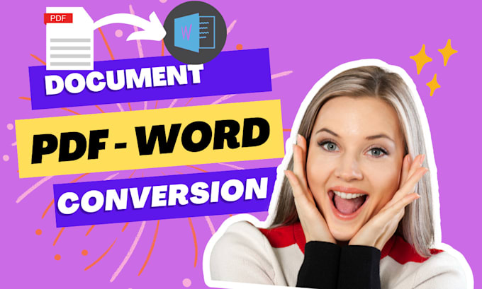 Convert your pdf to word by Debiansynth | Fiverr