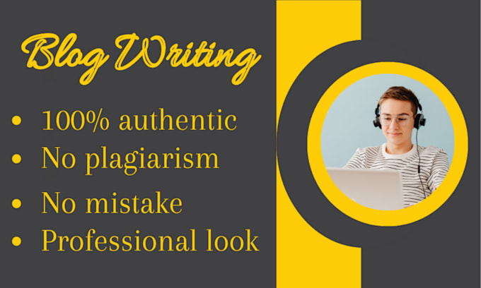 Write blogs for you without plagiarism by Abdullah_73 | Fiverr
