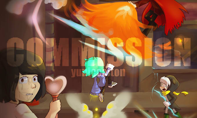 Draw digital art commissions by Kammyxavi | Fiverr