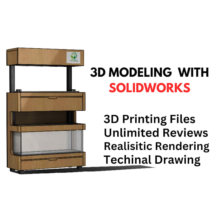 Design 3d models with solidworks by Um_ym310 | Fiverr