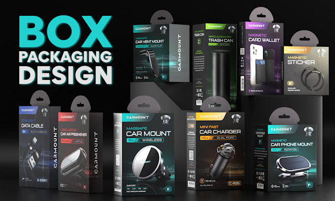 Do premium product packaging box design, amazon box package and 3d ...