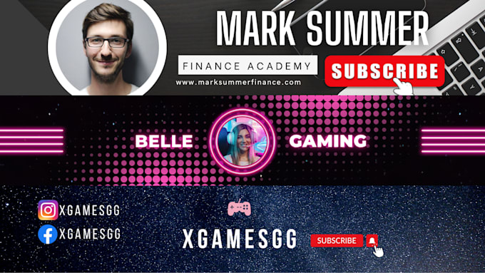 Design perfect banner design for youtube and twitter by Romanfara | Fiverr