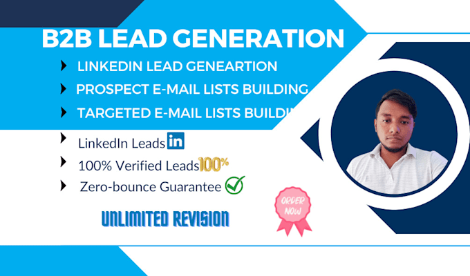 Do highly targeted b2b lead generation, business leads, lead list ...