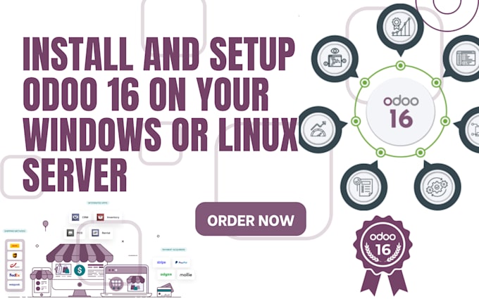 Install and setup odoo v16 to v11 on your windows or linux server by Appliedsolution | Fiverr