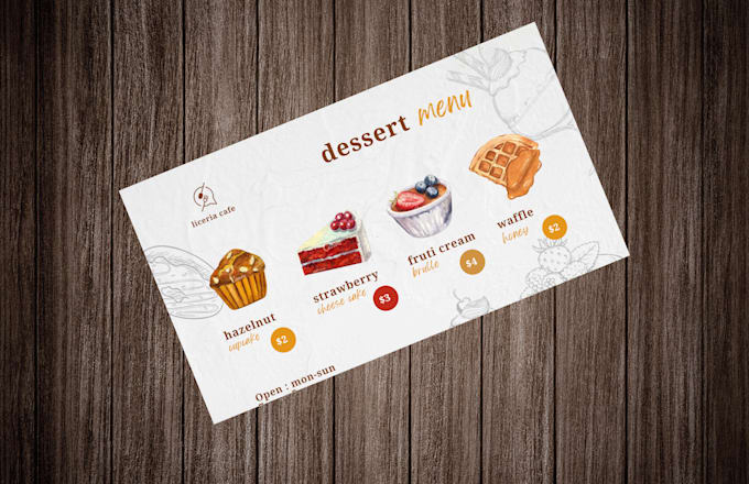 Design a menu , digital static and dynamic menu board by Fatimazahra_gh ...