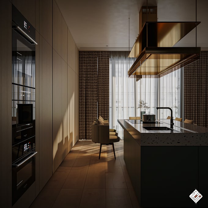 Do interior design, realistic render, and furniture shopping list by Ibrahemwalid | Fiverr