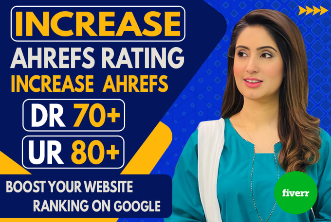 Increase ahrefs dr 70 plus by Seo_laibaa | Fiverr