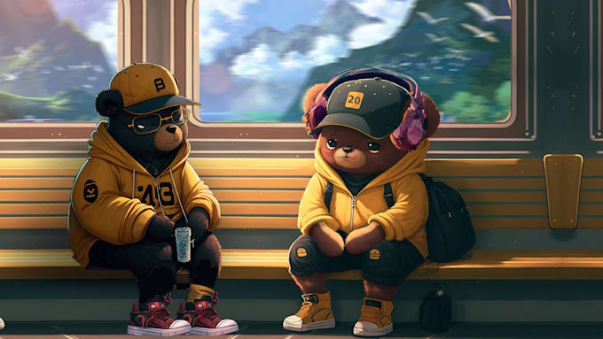 Create professional lofi art and loop 2d gif animation by Masumabegum07 ...