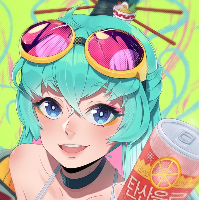 Do Digital Illustrations Of Your Oc Or Fave Character By Juniiowl Fiverr