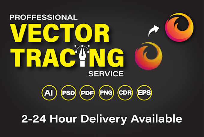 Vector tracing logo, vectorized image, raster to vector by Alif88 | Fiverr