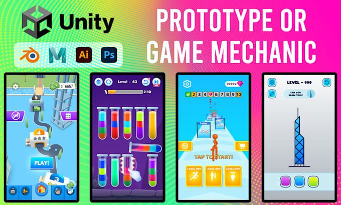 Develop game of your idea for android, ios or steam from scratch by Gamedevguru | Fiverr