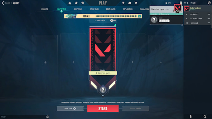 Rank down your valorant account by Uncle_jezzo | Fiverr