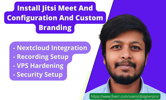 Install jitsi meet and configuration and setup branding by Disignerpro ...