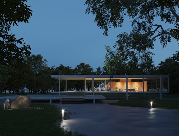 Create a photorealistic rendering for your architectural projects by Aamabunda | Fiverr