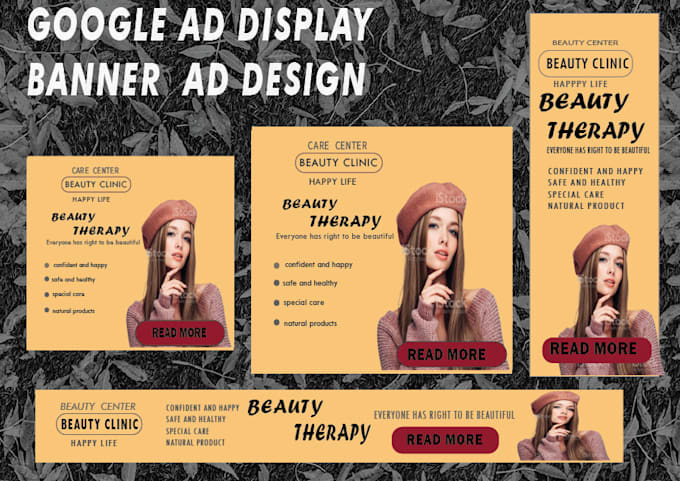 Do different sizes static banner ads design for google adwords display ...