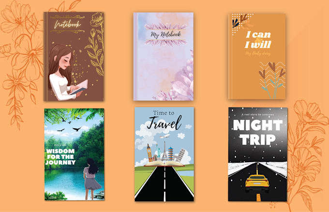 Design unique and custom journals planners books cover by Areejefatima ...