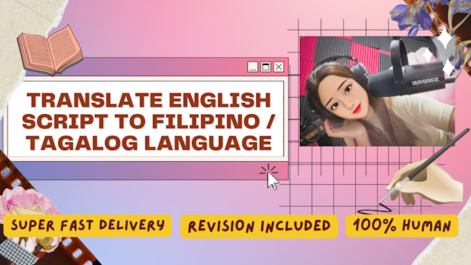 Translate english to filipino by Lovelinesvo | Fiverr