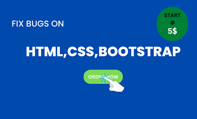 Fix Html Css Bootstrap Js Issues In An Hour By Ganesh 112 Fiverr