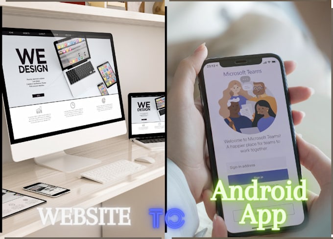 Convert website to android app by Sajjadali805 | Fiverr