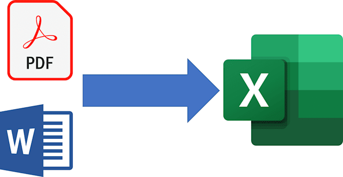 Convert Pdfs And Images To Organized Excel Spreadsheets By Mrexcelmastery Fiverr