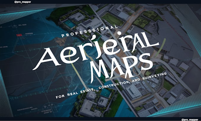 Design professional aerial maps for real estate, construction, and ...