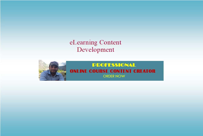 Create interactive elearning content and courses by Akbareden | Fiverr