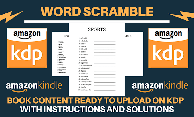 Create word scramble puzzles by Mrpierre88 | Fiverr