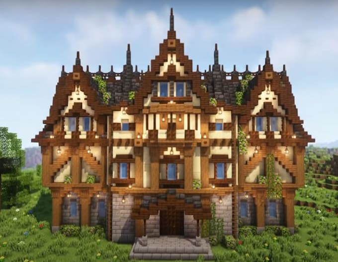 Build this minecraft house by Miam10 | Fiverr
