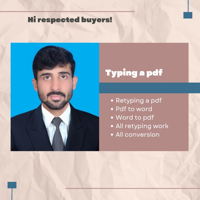 Retype pdf, fast typing work, convert pdf to word by Kashifjaved055 ... Retype pdf, fast typing work, convert pdf to word by Kashifjaved055 ...