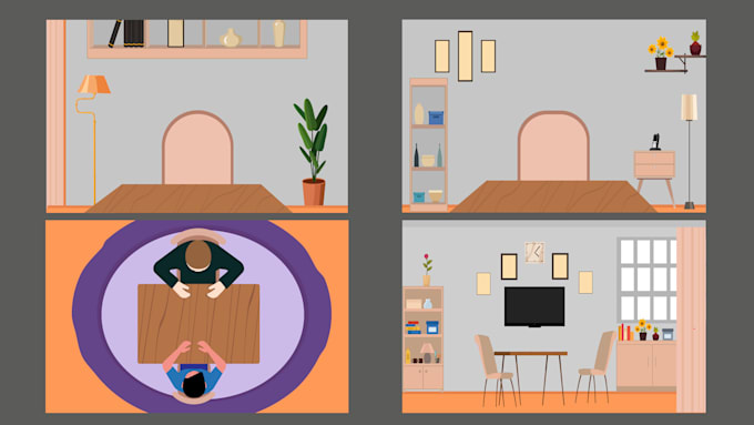 Create a 2d environmental background design by Mostavamo | Fiverr