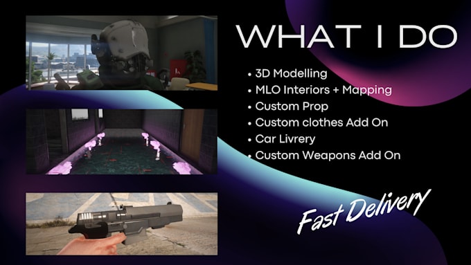 Create custom clothes, props, weapons and maps for fivem by Catebou ...