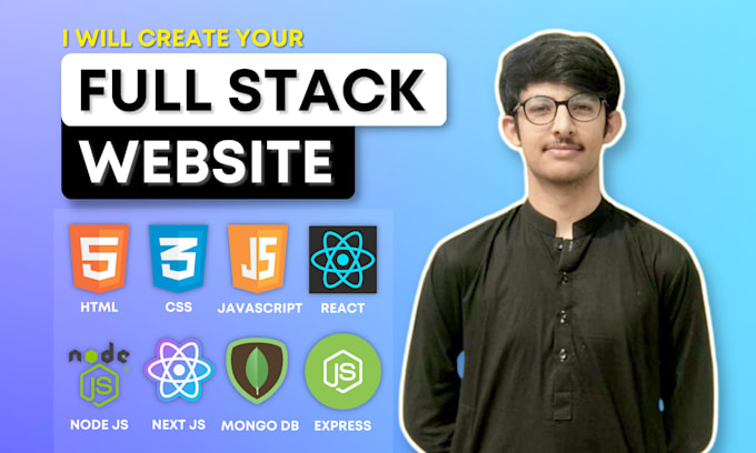 Be node js,react js,next js and mern stack web developer by Arhamrasheed123 | Fiverr