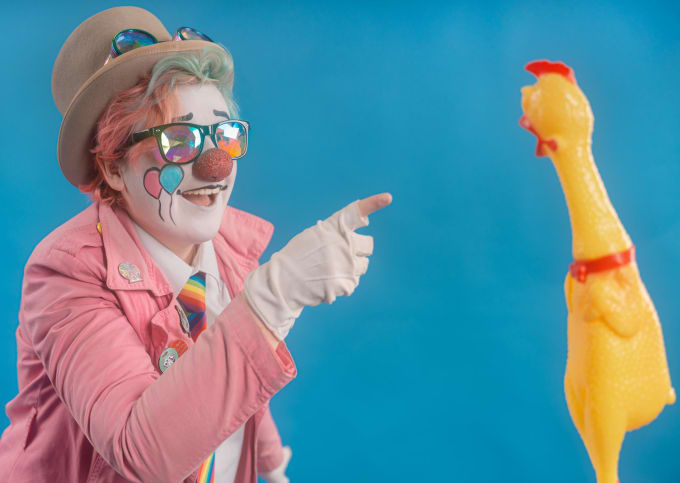 Send a personalized video from kazoo the clown by Kazootheclown | Fiverr