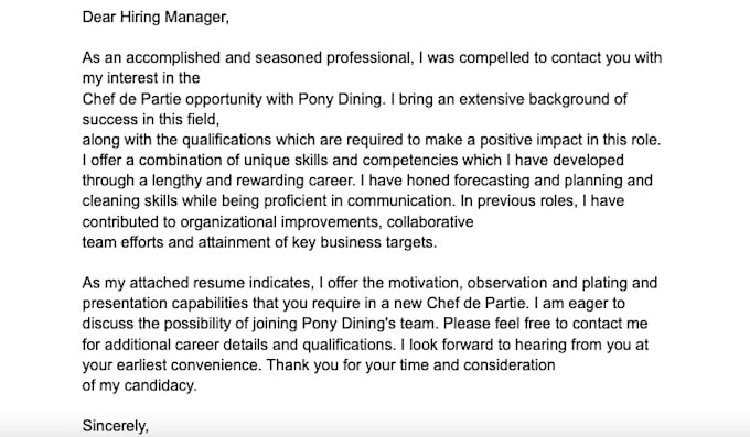 Write a killer cover letter that lands you the job by Lukasalberts | Fiverr