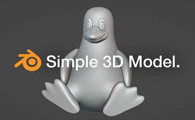 Create a simple 3d model in blender by Dabaut89 | Fiverr