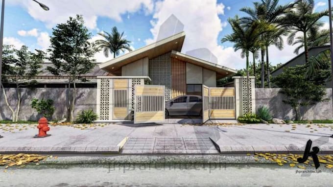 Create an architectural 3d rendering by Harbiriel | Fiverr