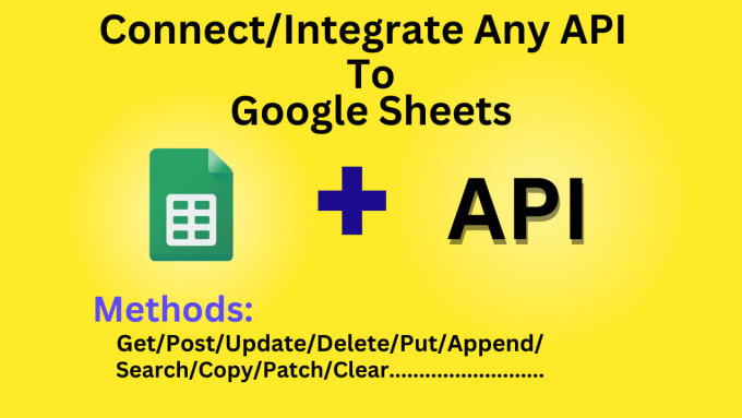 Connect or integrate any api to google sheet by Debabrata257 | Fiverr