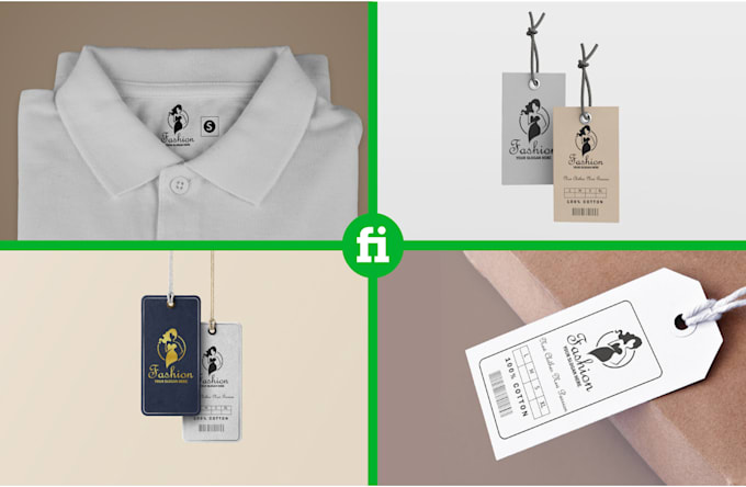 Design clothing hang tag and labels by Abuhayat | Fiverr