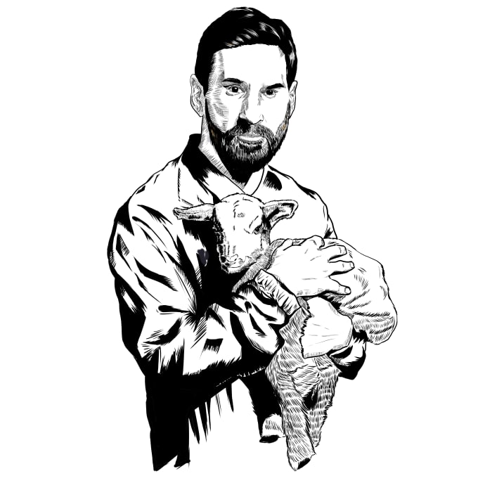 Turn your photo into line art drawing for 24 hours by Mlwnstud | Fiverr