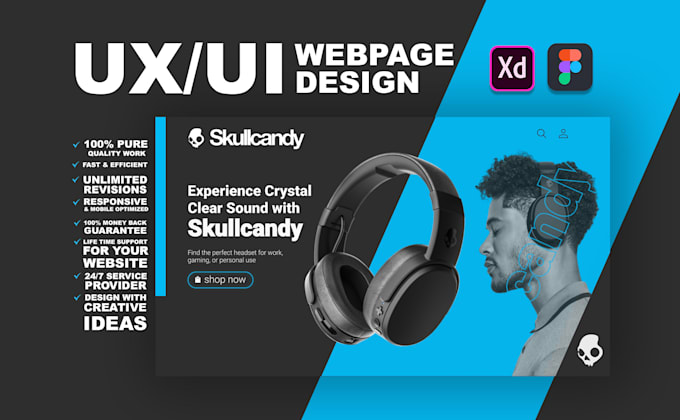 Do eye catching ux ui website design using figma, adobe xd by Kavixxx ...