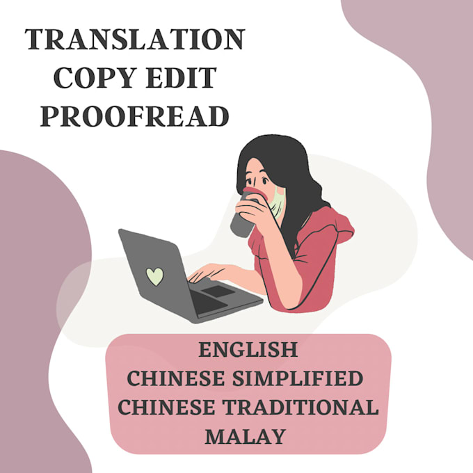 Proofread copy edit or translate anything in english chinese and malay ...