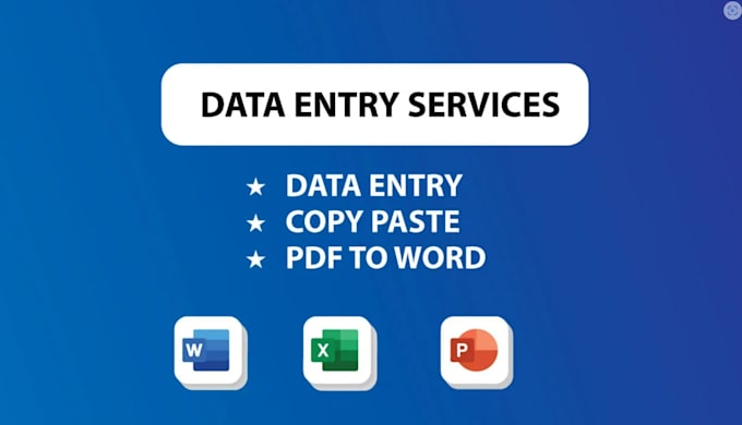 Do data entry and typing work 1 to 10 page by Techverma888 | Fiverr
