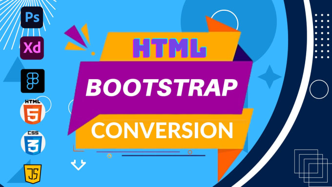 Convert figma to html, psd to html css,responsive bootstrap by Webabrar | Fiverr